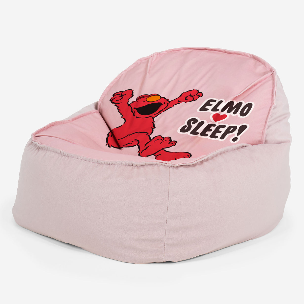 Sesame Street Elmo Sleep Sloucher Children's Bean Bag Chair Pink Kids ...