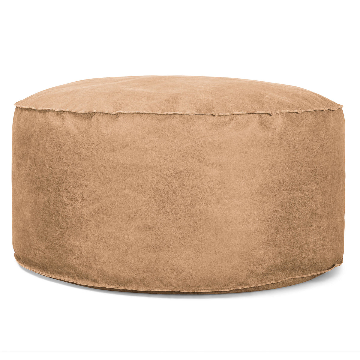 Lounge Pug - Distressed Leather - Large Hassock Pouffe - Footstool ...
